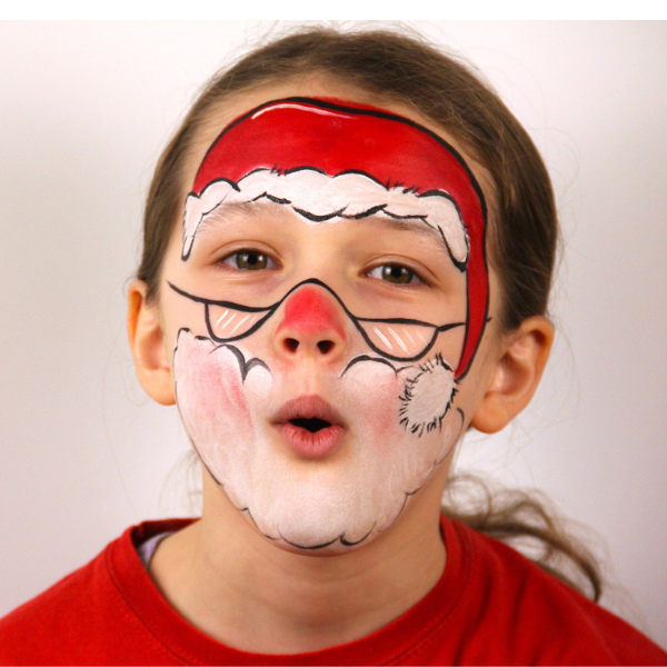 Santa Girl Face Paint Design – Snazaroo (US)